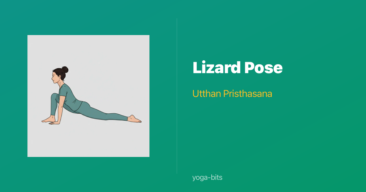 How to Do Lizard Pose (Utthan Pristhasana) — Yoga Pose Guide | yoga-bits